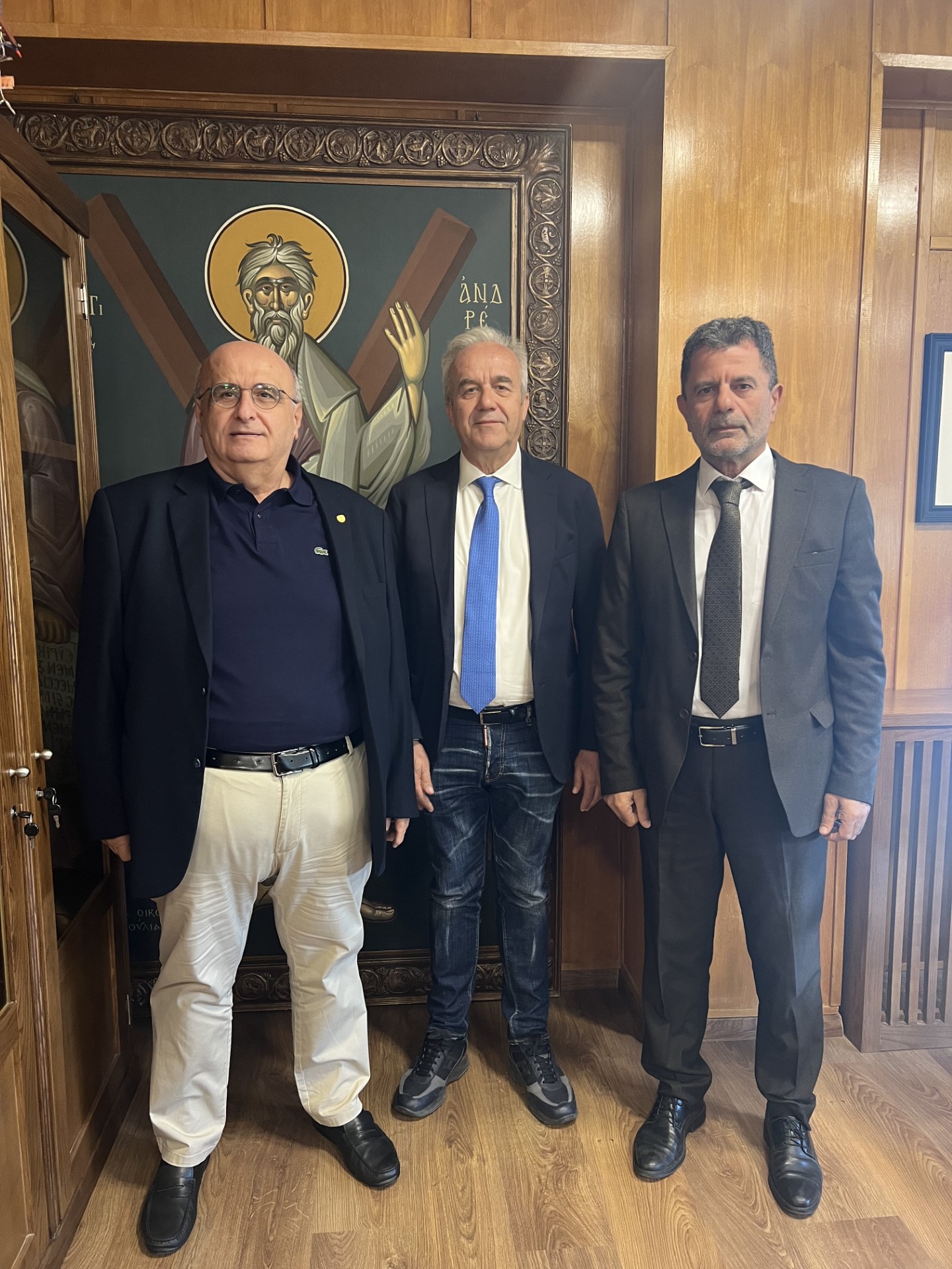 Συνάντηση του Κωνσταντίνου Λεβέντη, υποψήφιου Προέδρου του ...