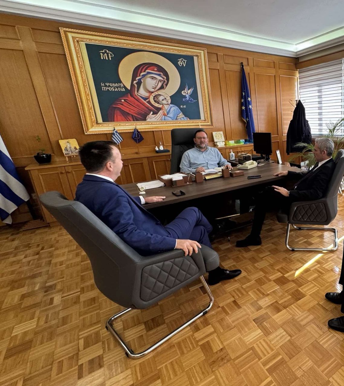 «Συνάντηση Κοροβέση – Καραγκούνη για Εργασία & Ασφάλιση στην Ηλεία ...
